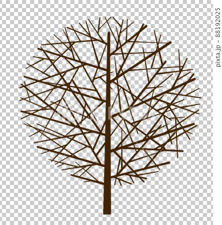 Simple and flat tree illustration - Stock Illustration [88192025] - PIXTA