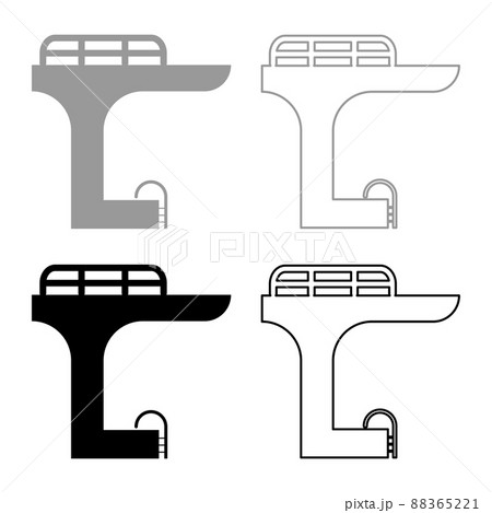 Springboard Diver Outline