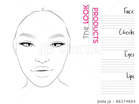 Makeup Artist Face Charts