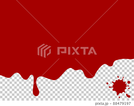 Horror title-backed dripping blood header - Stock Illustration ...