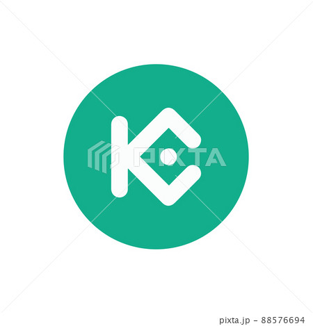 Kcs coin icon isolated on white background.のイラスト素材 [88576694] - PIXTA