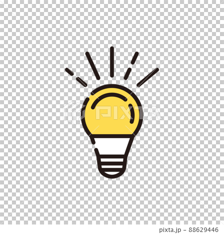 Light bulb [Business Icon Series] - Stock Illustration [88629446] - PIXTA