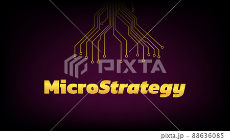 Banner MicroStrategy Incorporated with PCB...のイラスト素材 [88636085] - PIXTA