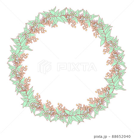 Pagan Festival Ostara greeting card. Vector...のイラスト素材 [88652040] - PIXTA