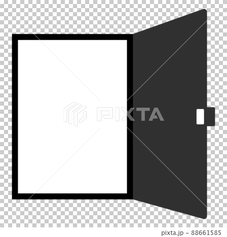 Open window silhouette icon - Stock Illustration [88661585] - PIXTA