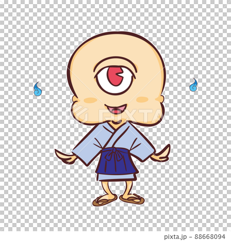 One cute youkai - Stock Illustration [88668094] - PIXTA