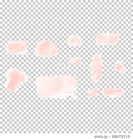 Watercolor pink heading frame vector - Stock Illustration [88678519 ...