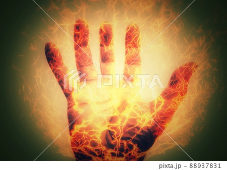 Catching Fire Hand Symbol