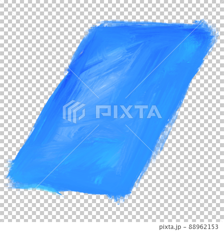 blue tilted rectangle shape oil painting stroke... - Stock Illustration ...