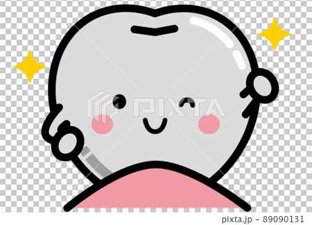 Tooth character (silver tooth) - Stock Illustration [89090131] - PIXTA