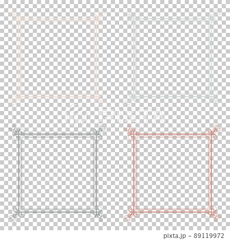 Simple square frame - Stock Illustration [89119972] - PIXTA