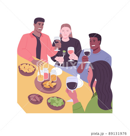 Tapas and snacks isolated cartoon vector...のイラスト素材 [89131976] - PIXTA