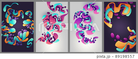 Abstract art backgrounds, modular painting artsのイラスト素材 [89198557] - PIXTA