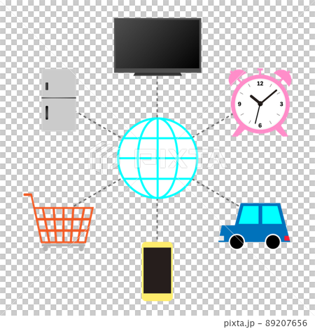 Image of IoT "Internet of Things". Connect... - Stock Illustration ...