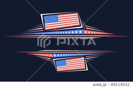 Vector border for American Holidaysのイラスト素材 [89219032] - PIXTA
