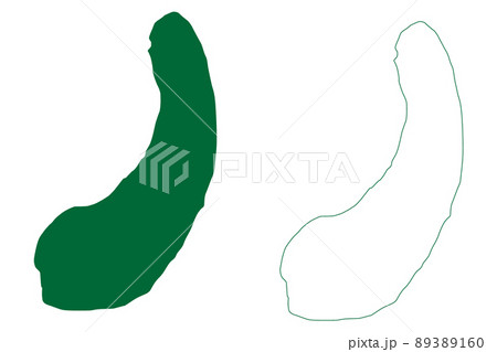 Assumption island (Republic of Seychelles,...のイラスト素材 [89389160] - PIXTA