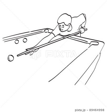 Billiards Drawing Outlines