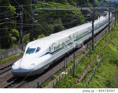 新幹線N700S J26編成 共和にての写真素材 [89478497] - PIXTA