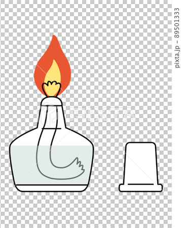 Alcohol lamp - Stock Illustration [89501333] - PIXTA