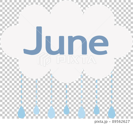 June (June) headline illustration - Stock Illustration [89562627] - PIXTA