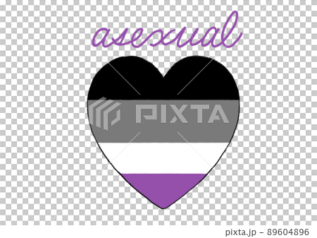 Asexual symbol mark (with letters) - Stock Illustration [89604896] - PIXTA