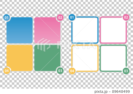 Step-up infographics - Stock Illustration [89648499] - PIXTA