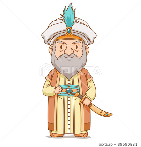 Cartoon character of Sultan.のイラスト素材 [89690831] - PIXTA