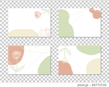 Abstract pastel color frameset - Stock Illustration [89772530] - PIXTA