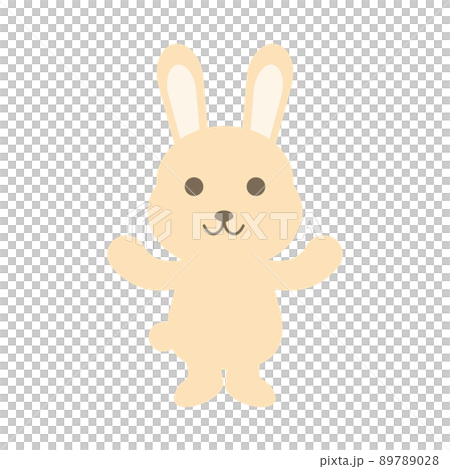 Bipedal rabbit - Stock Illustration [89789028] - PIXTA