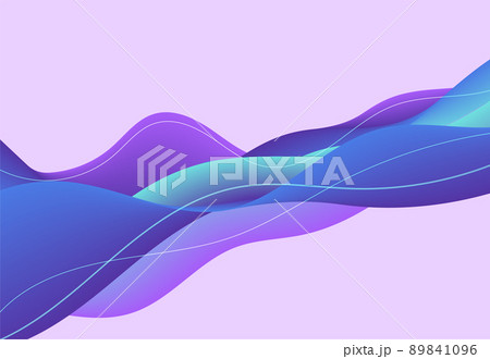 Abstract background with colorful dynamic...のイラスト素材 [89841096] - PIXTA