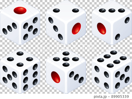 Dice roll variation set - Stock Illustration [89905339] - PIXTA