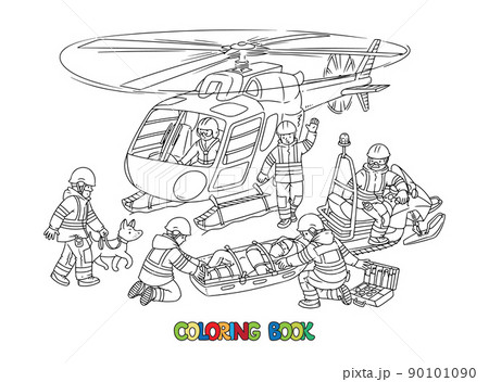hellicopter coloring pages