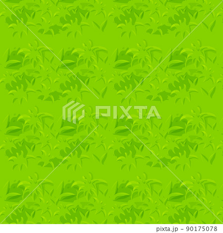 Grass, lawn abstract seamless background, game...のイラスト素材 [90175078] - PIXTA
