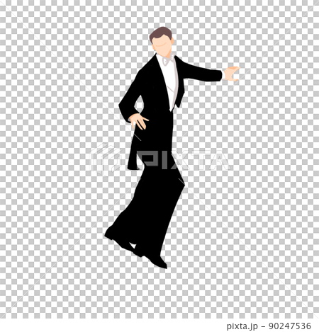 Tailcoat dancer - Stock Illustration [90247536] - PIXTA