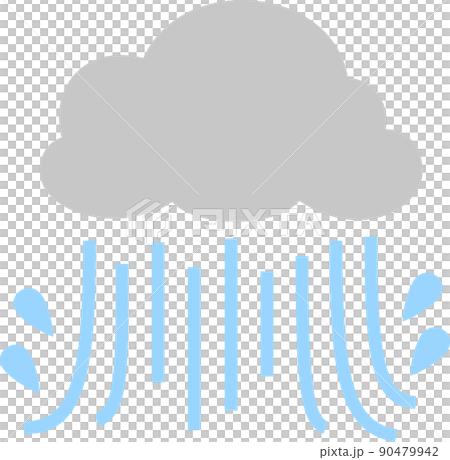 Heavy rain, squall icon - Stock Illustration [90479942] - PIXTA