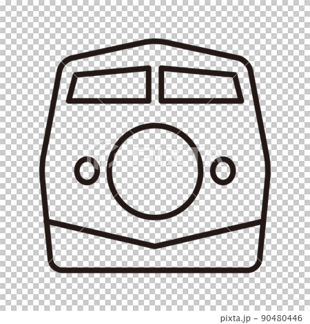Simple Front Of Train Drawing