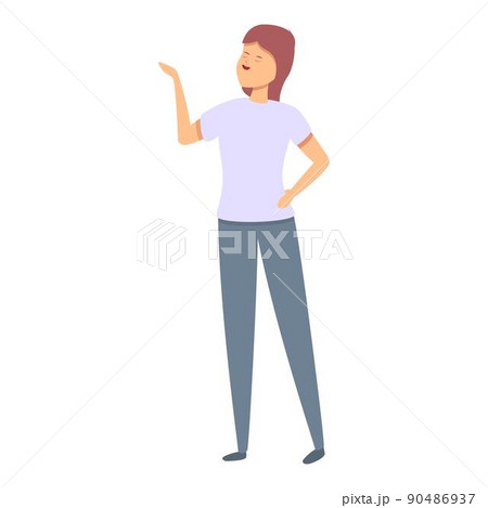 School bully icon cartoon vector. Kid violence....のイラスト素材 [90486937 ...