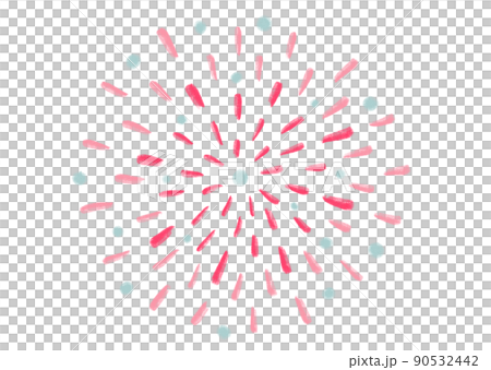 Christmas fireworks flake snow elemets hand... - Stock Illustration ...