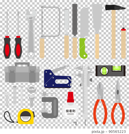 工具のイラストセットのイラスト素材 [90565223] - PIXTA