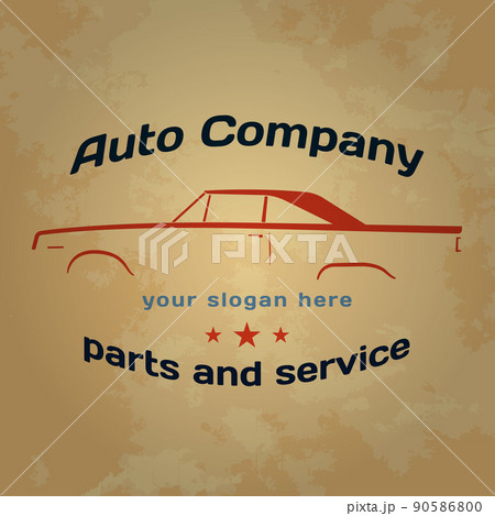 Label car logoのイラスト素材 [90586800] - PIXTA