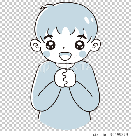 Illustration of a crushing boy - Stock Illustration [90599279] - PIXTA