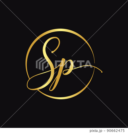 Initial SP letter Logo Design vector Template....のイラスト素材 [90662475] - PIXTA