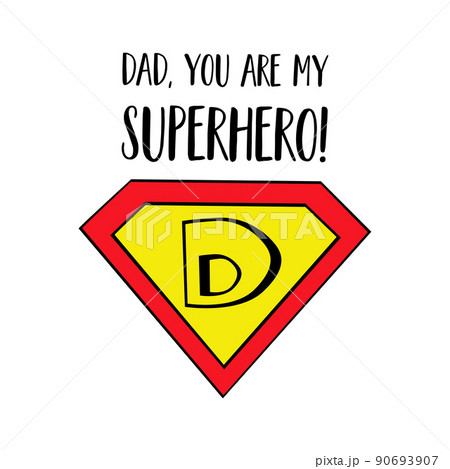 Superhero Message Dad A Gift For Dad From His Little One: A Superhero