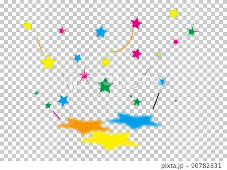 58 stars - Stock Illustration [90782831] - PIXTA
