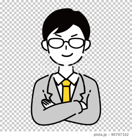 Doyaru Doya Face Businessman - Stock Illustration [90787102] - PIXTA