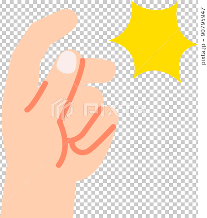 Finger snapping to make a sound with your finger - Stock Illustration ...