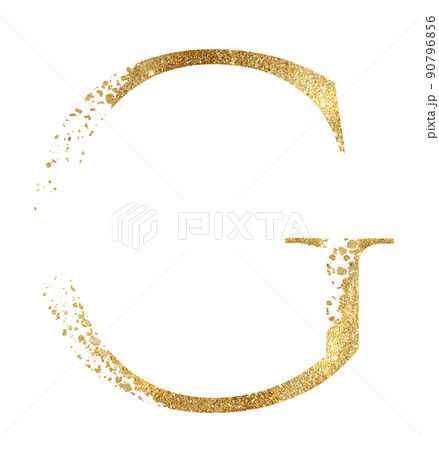 The Letter G In Glitter