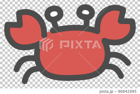 Deformed illustration of crab - Stock Illustration [90842895] - PIXTA