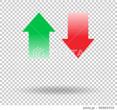 Arrow icon ascending and descending - Stock Illustration [90869350] - PIXTA