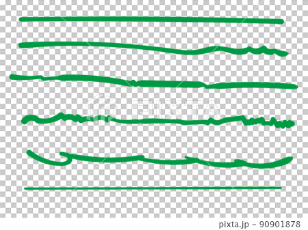 Hand-painted line ① - Stock Illustration [90901878] - PIXTA
